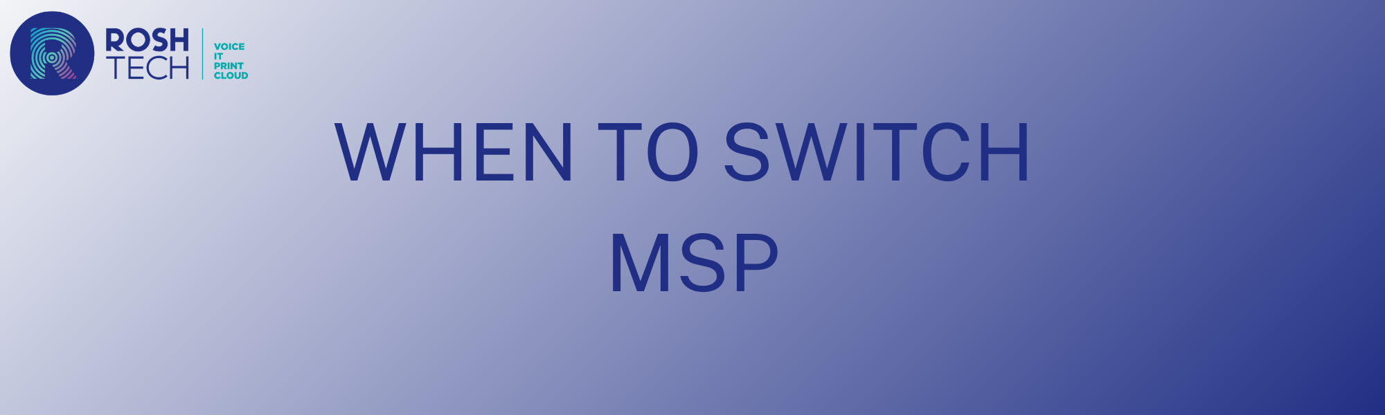 When to Switch to Managed IT (20 vs 50 vs 100 Staff)